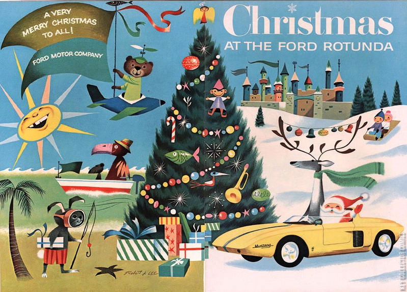 Christmas at the Ford Rotunda by Western | Key Collector Comics
