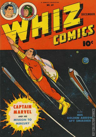 Whiz Comics #69 Published December 1945 | Key Collector