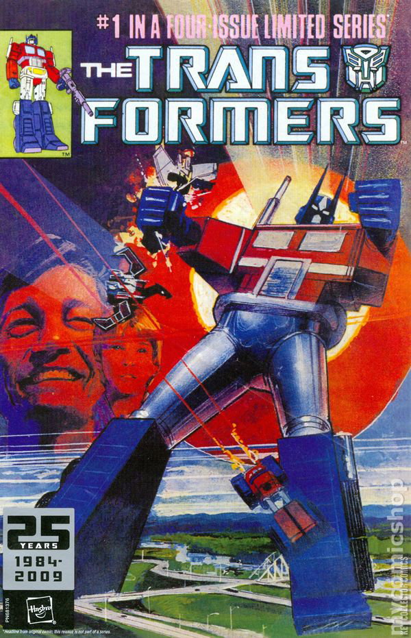 Transformers #1 Reprint Published May 2009 | Key Colle