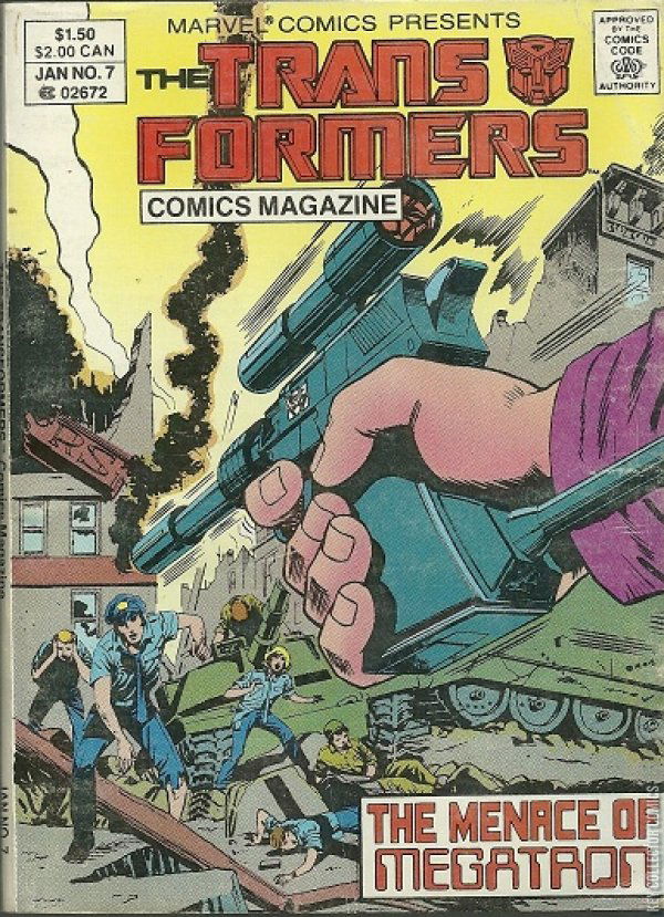 Transformers Comics Magazine #7 Published January 1988