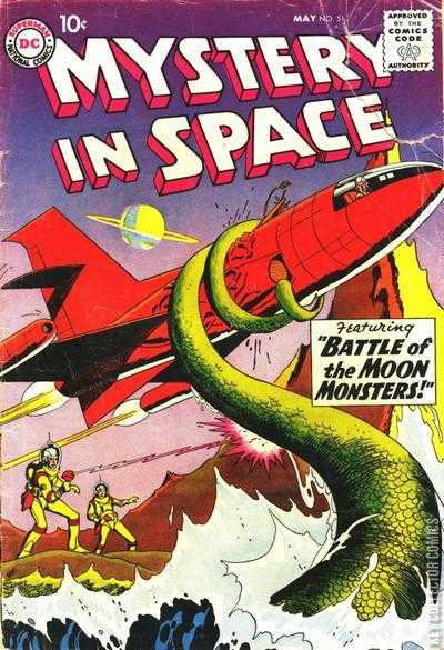 Mystery In Space #51 Published May 1959 | Key Collector