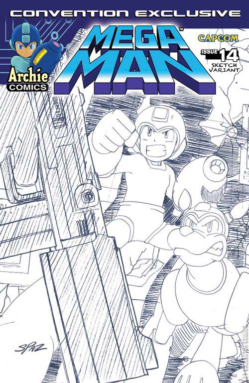 Mega Man #14 Variant Published June 2012 | Key Collect