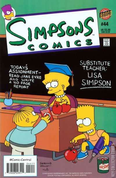 Simpsons Comics #44 Published October 1999 | Key Collec