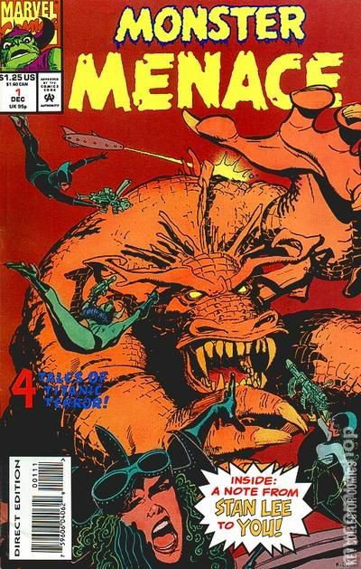 Monster Menace By Marvel Key Collector Comics