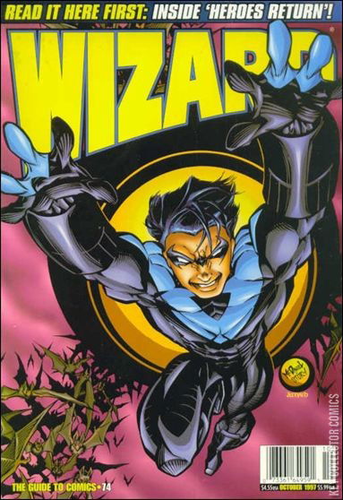 Wizard Magazine #74 Variant Published August 1997 | Ke