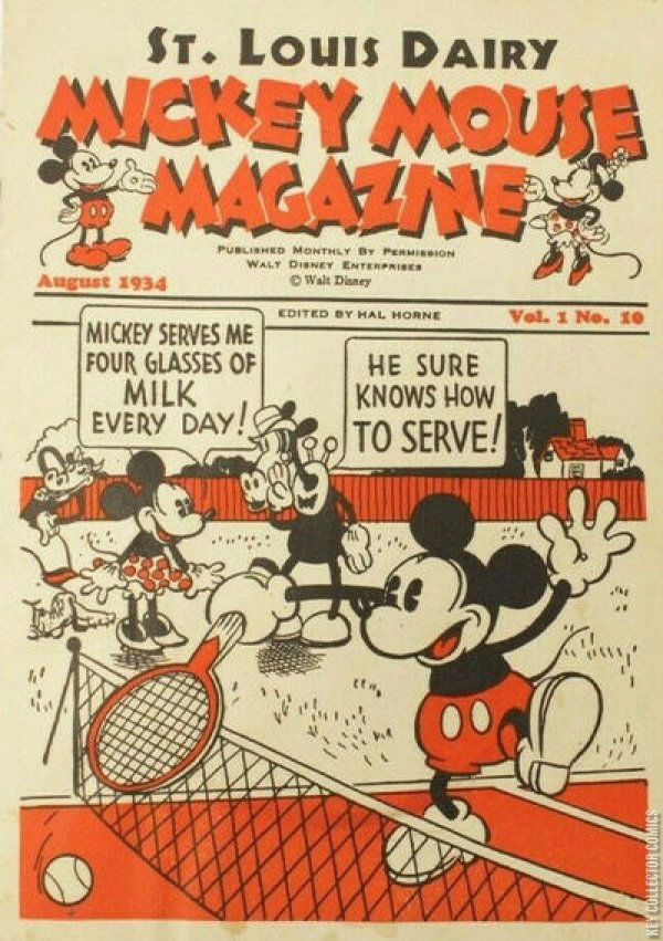 Mickey Mouse Magazine #10 Published August 1934 | Key C