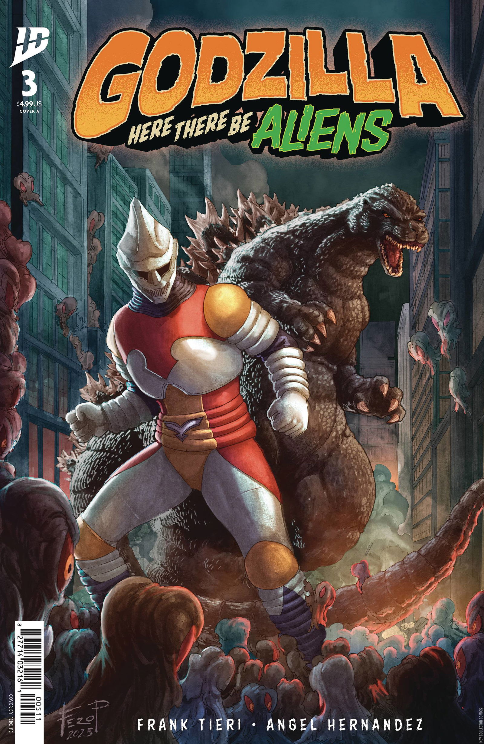 Godzilla: Here There Be Aliens #3 Published August 2025