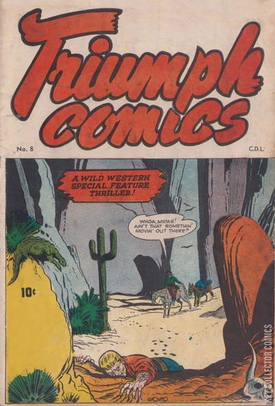 Triumph Comics #8 Published January 1952 | Key Collecto