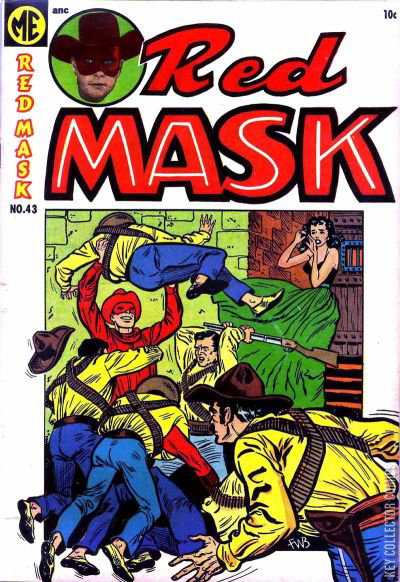 Red Mask #43 Published September 1954 | Key Collector Comics
