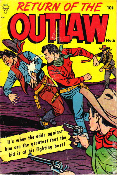 Return of the Outlaw #6 Published January 1955 | Key Co