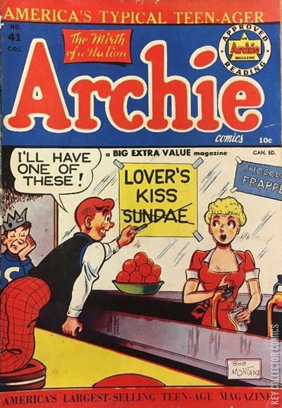 Archie Comics #41 Canadian Published February 1950 | K