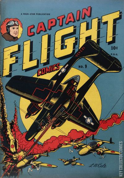 Captain Flight Comics #9 Published September 1945 | Key