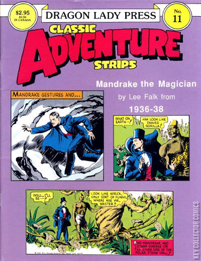Classic Adventure Strips #11 Published June 1987 | Key