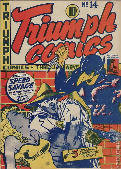 Triumph Comics #14 Published May 1943 | Key Collector Comics