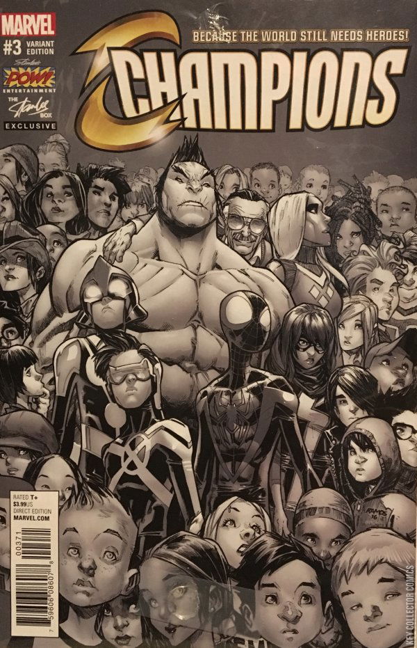Champions #3 Exclusive Published December 2016 | Key C