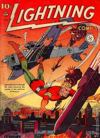 Lightning Comics #3 Published October 1941 | Key Collec