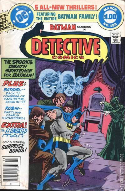 Detective Comics #488 Published March 1980 | Key Collec