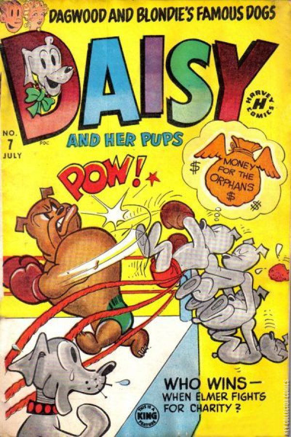 Daisy & Her Pups Comics #7 Published July 1952 | Key Co