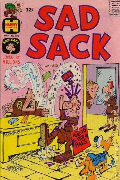 Sad Sack Comics #206 Published February 1969 | Key Coll