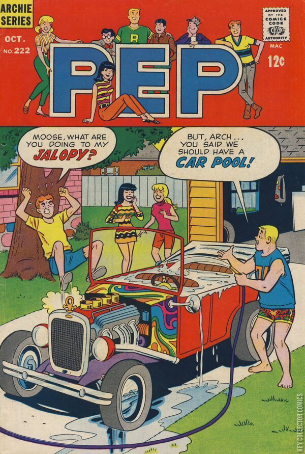 Pep Comics #222 Published October 1968 | Key Collector