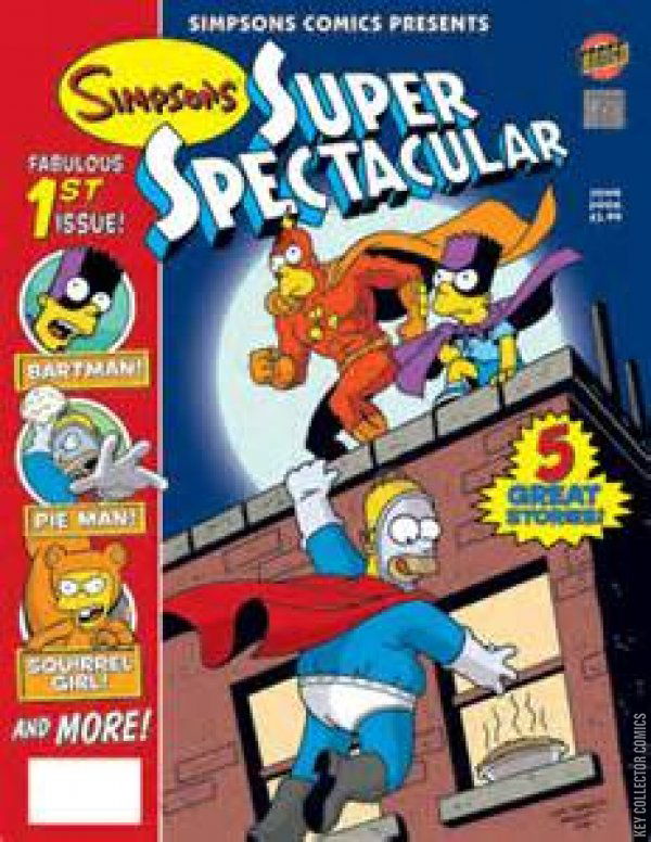 Simpsons Super Spectacular #1 Published May 2006 | Key