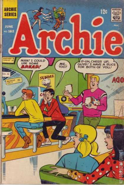 Archie Comics #182 Published June 1968 | Key Collector