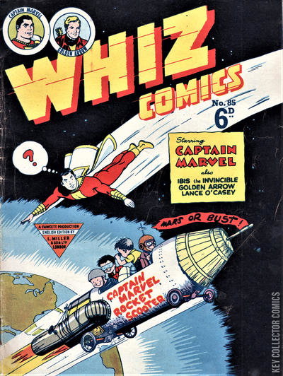 Whiz Comics #85 UK Edition Published January 1950 | Ke