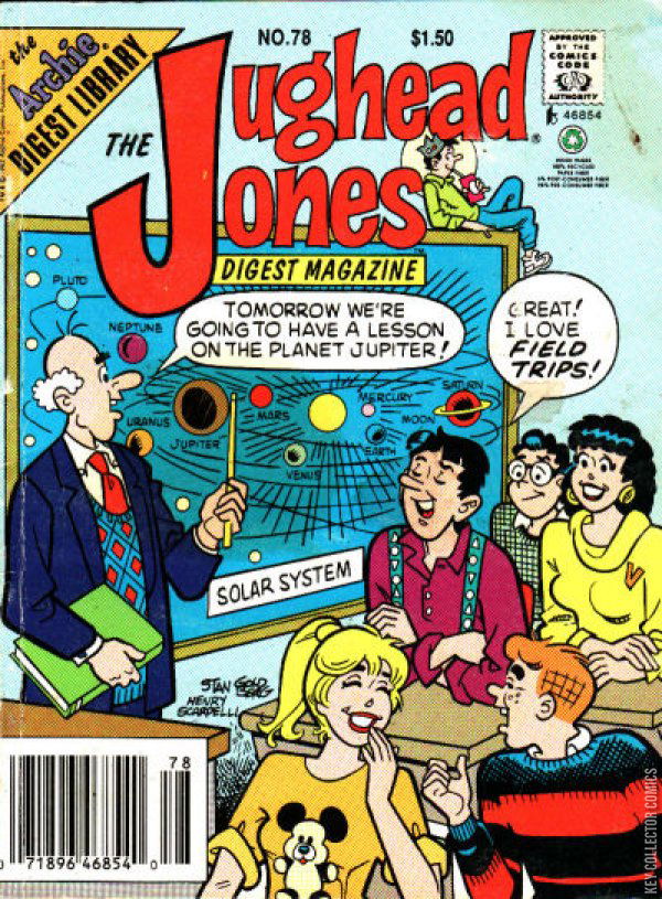 The Jughead Jones Comics Digest Magazine #78 Published Septe