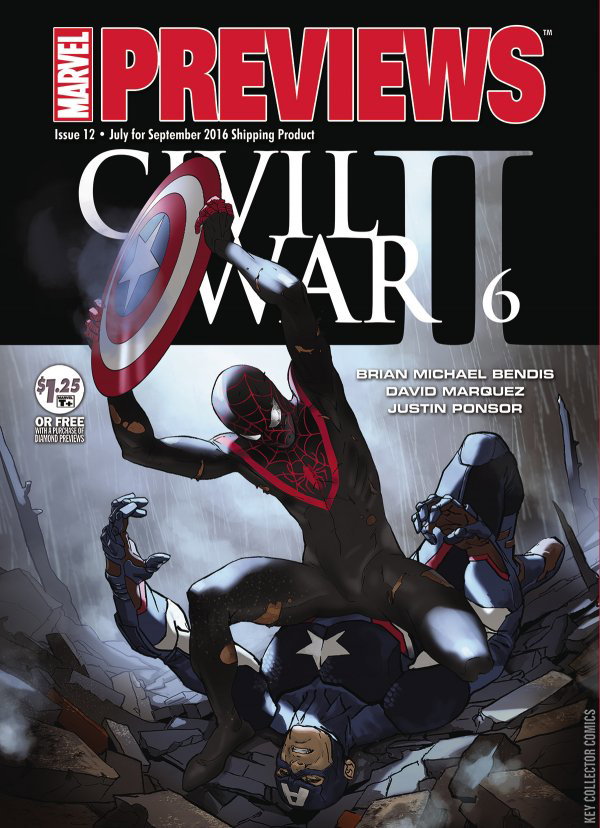 Marvel Previews #12 Published June 2016 | Key Collector