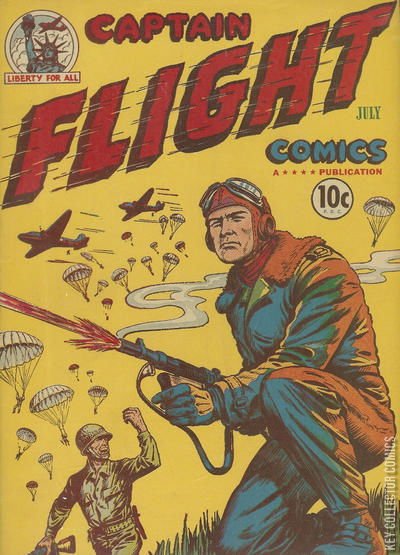 Captain Flight Comics #3 Published July 1944 | Key Coll
