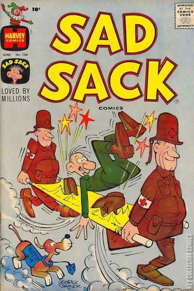 Sad Sack Comics #106 Published December 1969 | Key Coll