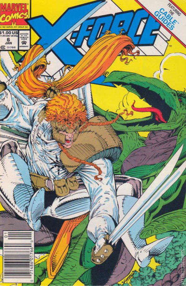 X-Force #6 Newsstand Published January 1992 | Key Coll