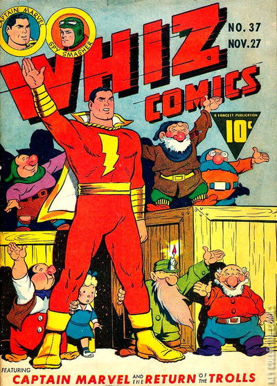 Whiz Comics #37 Published November 1942 | Key Collector
