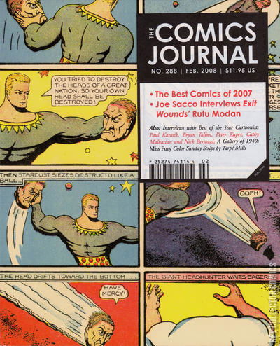 Comics Journal #288 Published February 2008 | Key Colle