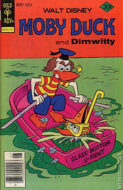 Walt Disney Moby Duck #27 Published July 1977 | Key Col