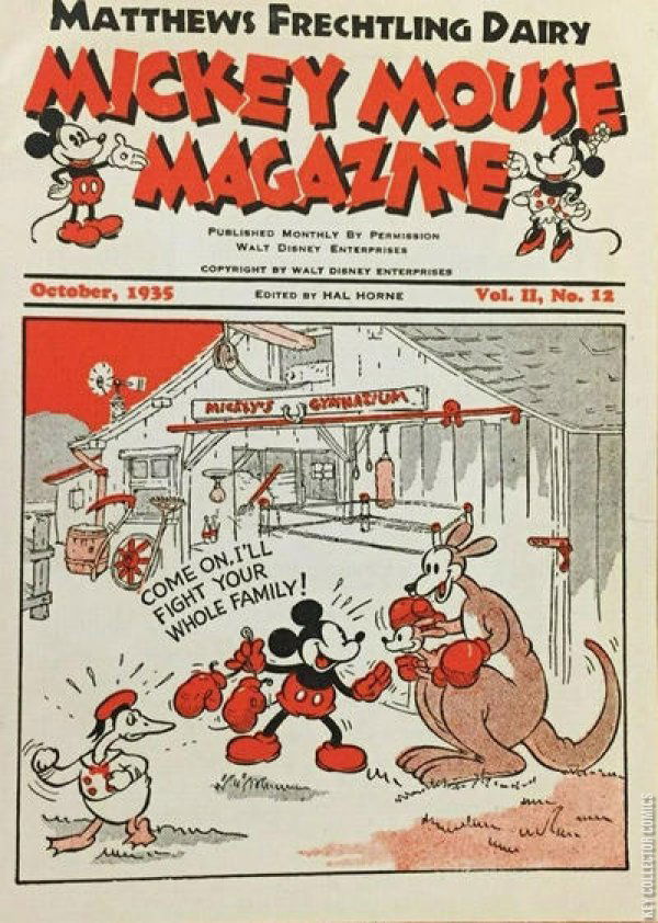 Mickey Mouse Magazine #12 Published October 1935 | Key