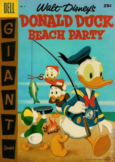 Walt Disney's Donald Duck Beach Party #4 Published July