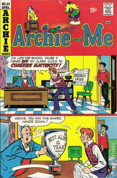Archie & Me #64 Published April 1974 | Key Collector Comics