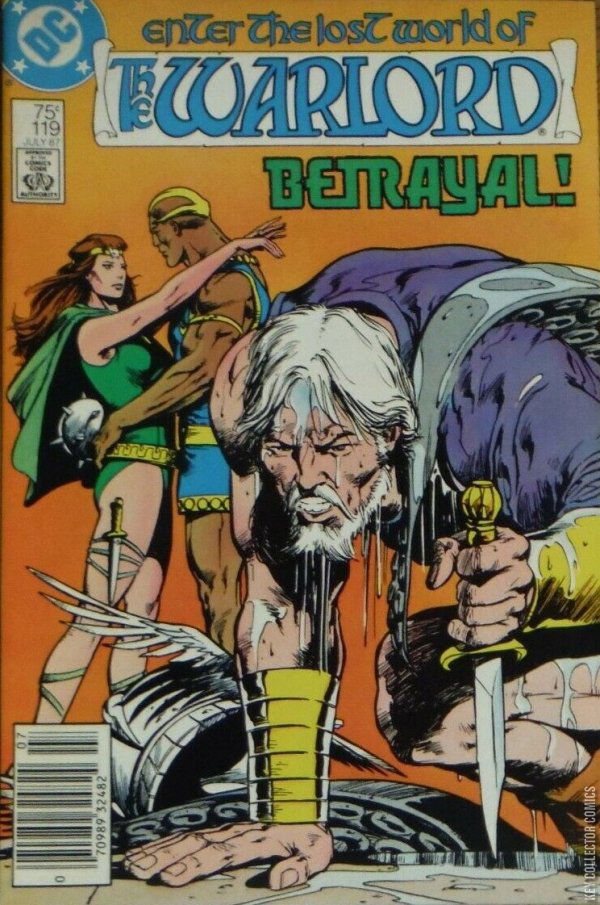 The Warlord #119 Newsstand Published July 1987 | Key C