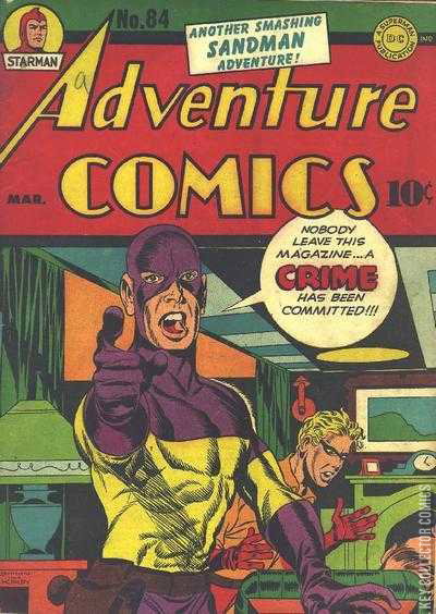 Adventure Comics #84 Published March 1943 | Key Collect