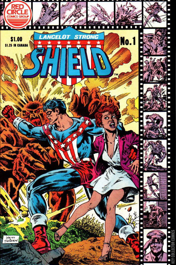 Lancelot Strong, The Shield by Red Circle Magazines | Key Collector Comics