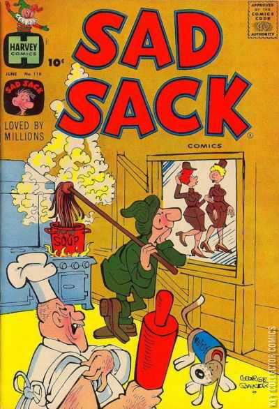 Sad Sack Comics #118 Published December 1969 | Key Coll