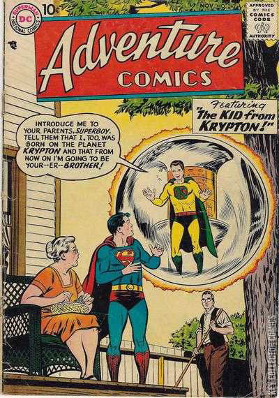 Adventure Comics #242 Published September 1957 | Key Co
