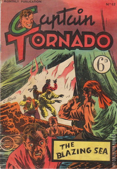 Captain Tornado #62 UK Edition Published January 1952