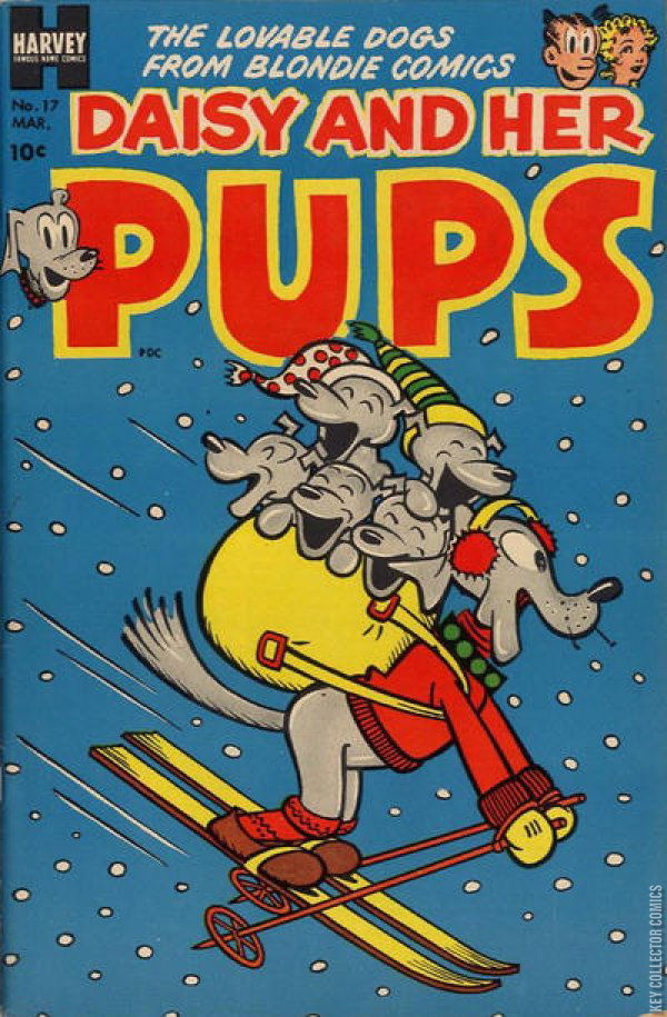 Daisy & Her Pups Comics #17 Published March 1954 | Key