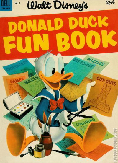 Walt Disney's Donald Duck Fun Book by Dell | Key Collector Comics