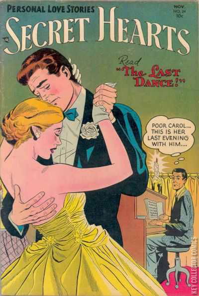 Secret Hearts #24 Published November 1954 | Key Collect