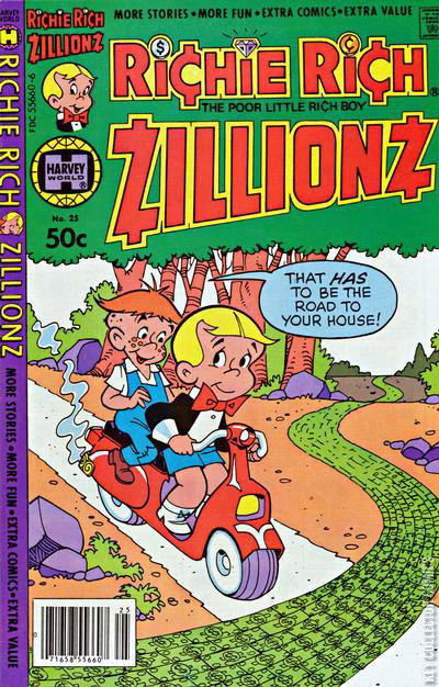 Richie Rich Zillionz #25 Published January 1976 | Key C