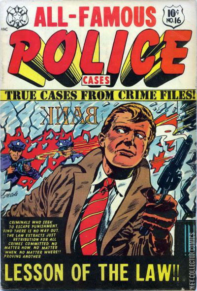 All-Famous Police Cases #16 Published September 1954