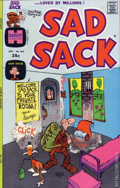 Sad Sack Comics #246 Published December 1969 | Key Coll